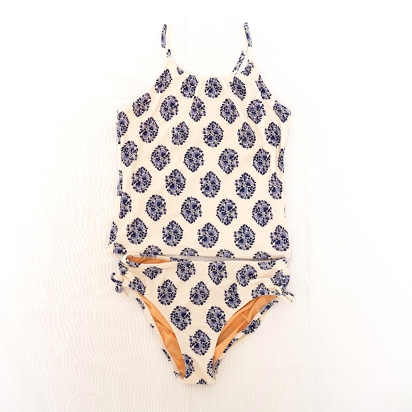 J. Crew | Swim | J Crew Girls Block Print Tankini | Poshmark